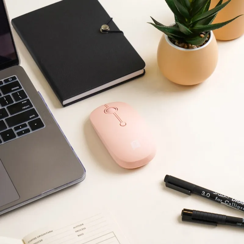 Jual Ataru Mouse Wireless Pink Muda Terbaru | Ruparupa