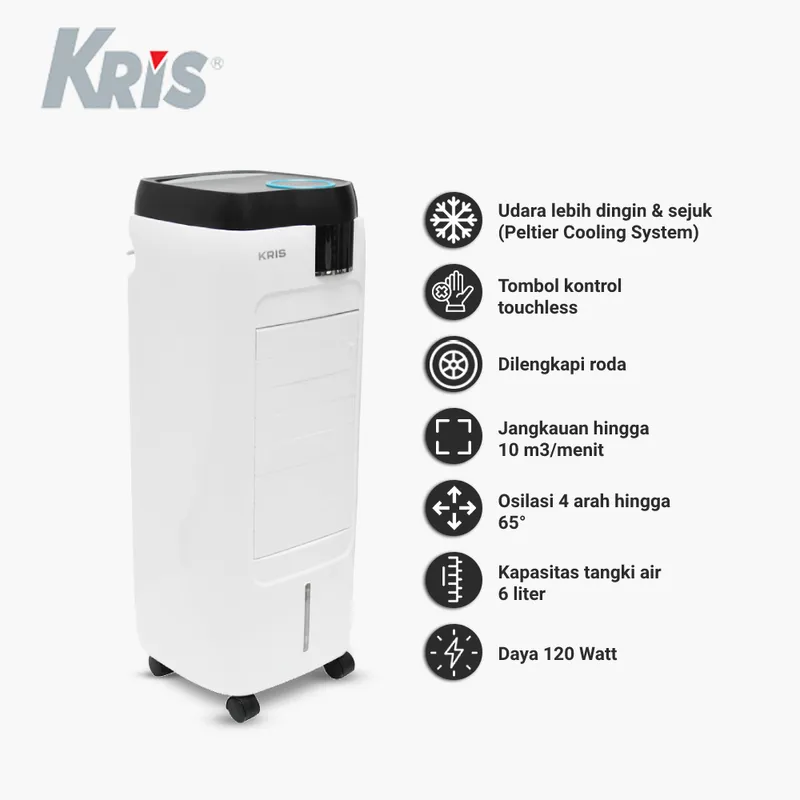 Jual Kris 6 Ltr Air Cooler Peltier Original | AZKO