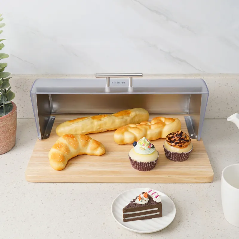 Jual Delicia Tempat Roti Dengan Tutup Transparan Terbaru | Ruparupa