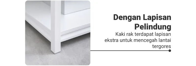 Jual Informa 120 X 60 X 183 Cm Rak Besi 5 Tingkat Putih Terbaru | Ruparupa