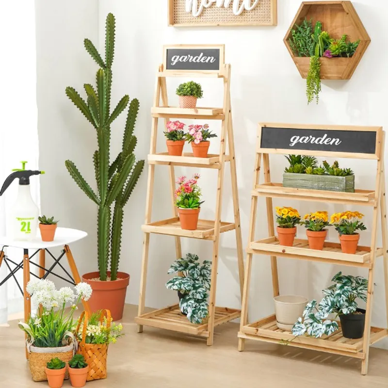 Jual Informa Rak Tanaman 4 Tingkat 134 Cm Cokelat Terbaru | Ruparupa