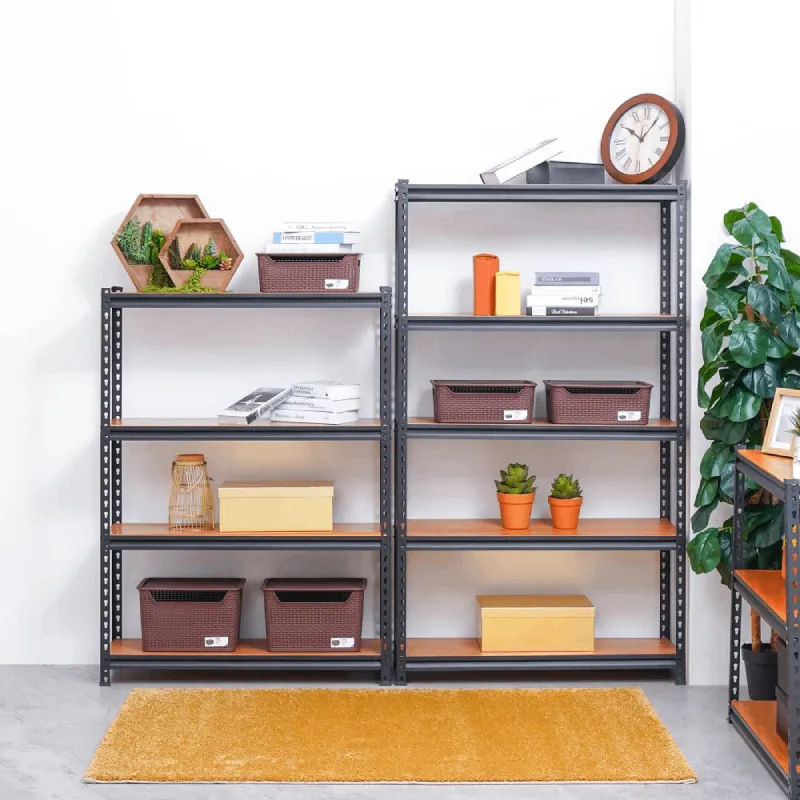 Jual Informa Isley Rak Metal 4 Tingkat 100 X 35 X 134 Cm Hitam Walnut ...