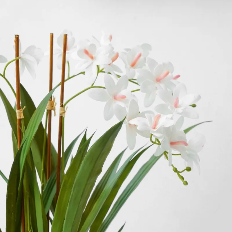 Jual Informa Bunga Artifisial 60 Cm Anggrek Putih Terbaik | Informa