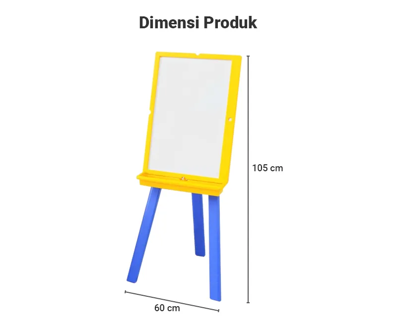 Jual Informa Yaris Papan Tulis Anak Biru Kuning Terbaru | Ruparupa