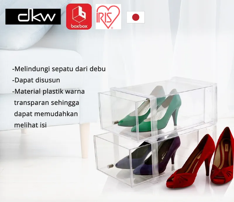 Jual Boxbox Kotak Sepatu Sorong Transparan Terbaru | Ruparupa