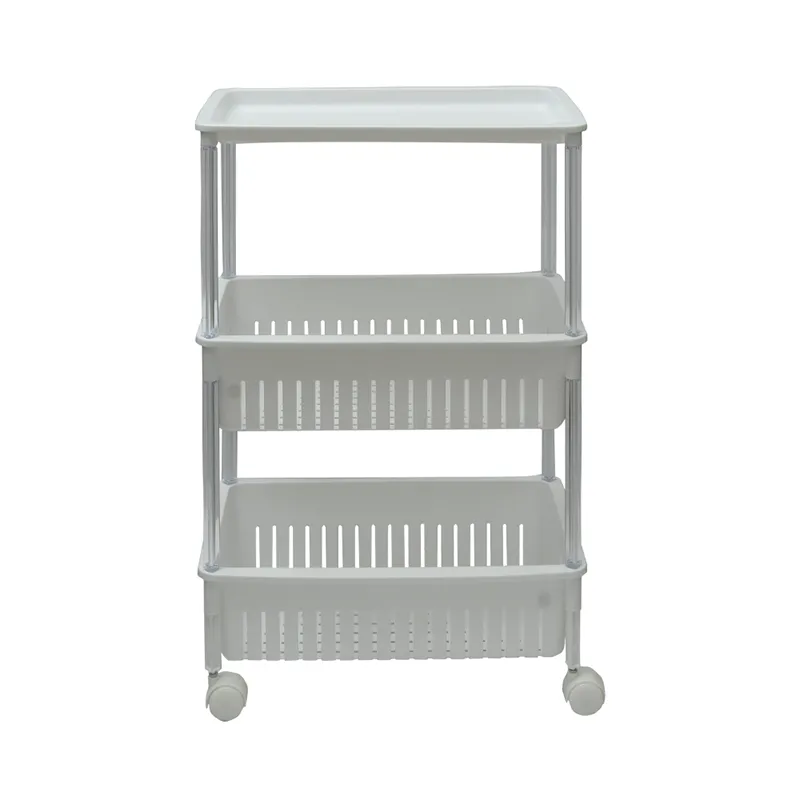 Jual Stora Rak Troli 3 Tingkat Dengan Roda Putih Terbaru | Ruparupa