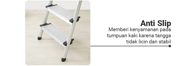 Jual Fixsteps Tangga Lipat Aluminium 7 Wide Step Terbaik | Informa
