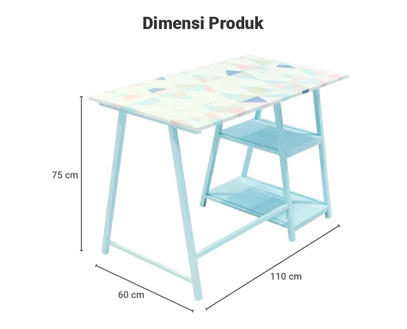 Jual Informa Tama Meja Belajar Anak Biru Terbaik | Informa