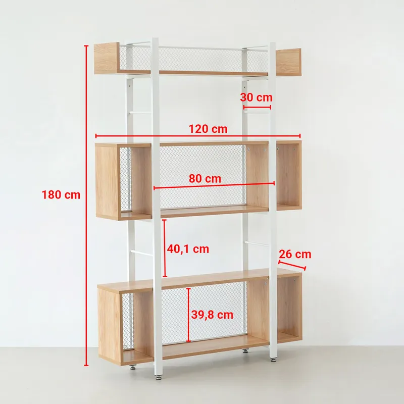 Jual Informa Macy 120 Cm Rak Metal 3 Tingkat Cokelat Kayu Terbaru ...