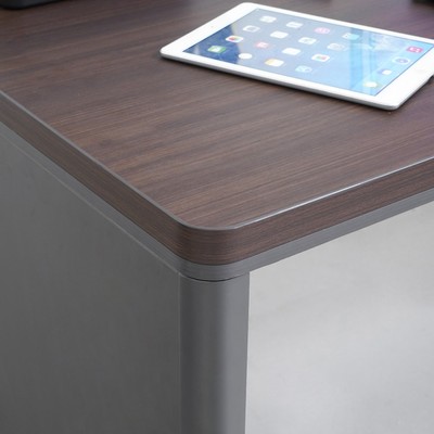 Jual Informa Moza Meja Kantor 1816 Cokelat Walnut Abu Abu Terbaru ...