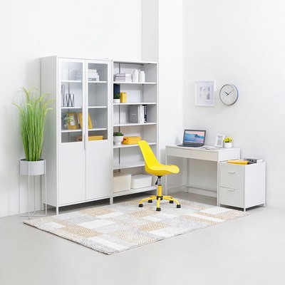 Jual Informa Ginny Meja Kantor Metal Putih Terbaru | Ruparupa