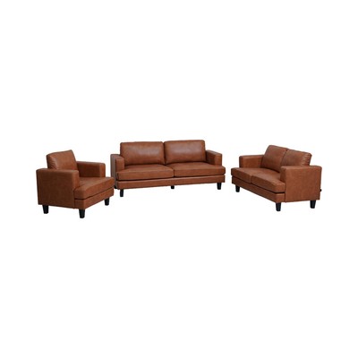 Jual Informa Leon Set Sofa Fabric Cokelat Terbaru | Ruparupa