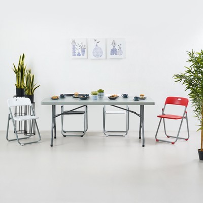 Jual Zown Meja Lipat Serbaguna Xl 180 Abu Abu Terbaru | Ruparupa