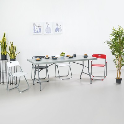 Jual Zown Meja Lipat Serbaguna Xl 180 Abu Abu Terbaru | Ruparupa