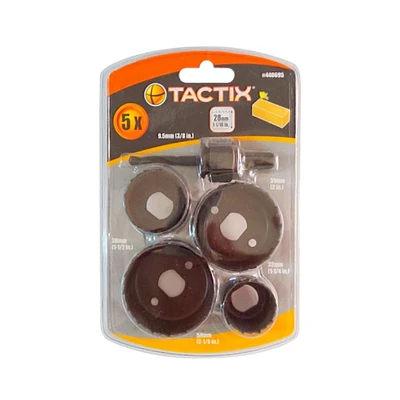 Jual Tactix Set 5 Pcs Mata Bor Hole Saw 440695 Original | AZKO