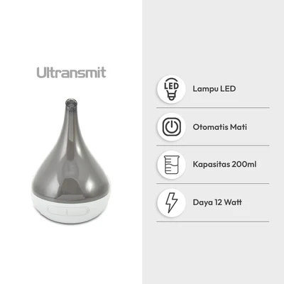 Jual Ultransmit Vivi Diffuser Aromaterapi Abu Abu Terbaru | Ruparupa
