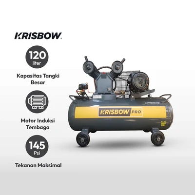 Jual Krisbow Kompresor Angin 3 Hp 10 Bar Cppbd 0312 Terbaru | Ruparupa