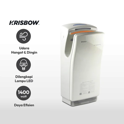 Jual Krisbow Jet Hand Dryer 1400 Watt Terbaru | Ruparupa