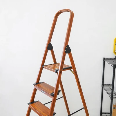 Jual Fixsteps Tangga Lipat Aluminium 5 Wide Steps Motif Kayu Terbaru ...