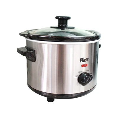 Jual Kris 1 5 Ltr Slow Cooker Silver Terbaru | Ruparupa