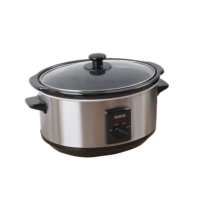 Jual Kris 3.5 Ltr Slow Cooker Oval - Silver Terbaru | Ruparupa