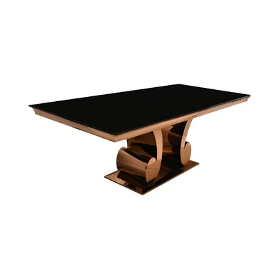 Jual Informa Forgan Meja Makan 220 X 100 X 75 Cm Rose Gold Terbaru ...