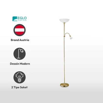 Jual Eglo Up Ii Lampu Lantai Bronze Terbaru | Ruparupa