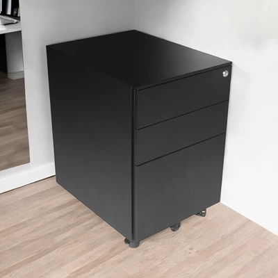 Jual Informa Filing Cabinet Metal Pedestal Hitam Terbaru | Ruparupa