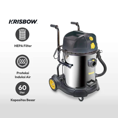 Jual Krisbow 60 Ltr Vacuum Cleaner Wet Dry 1200 Watt Terbaru | Ruparupa