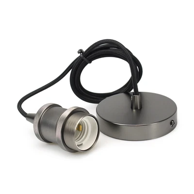 Jual Krisbow Fitting Lampu Gantung E 27 Hitam Terbaru | Ruparupa