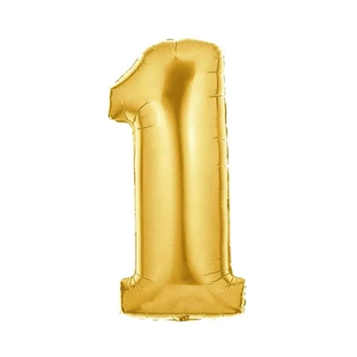 Jual Partysaurus Balon Foil Angka 1 Gold Terbaru | Ruparupa