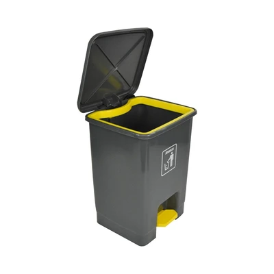 Jual Krisbow 15 Ltr Tempat Sampah Indoor Pedal Plastik Abu Abu Terbaru | Ruparupa