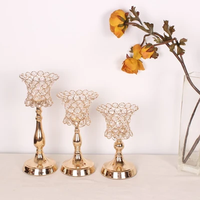 Jual Informa Tempat Lilin Dekorasi 5 3 A 10 5 X 10 5 X 29 Cm Gold ...