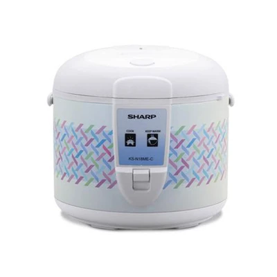 Jual Sharp 1 8 Ltr Rice Cooker Ks N 18 Me C Putih Terbaru | Ruparupa