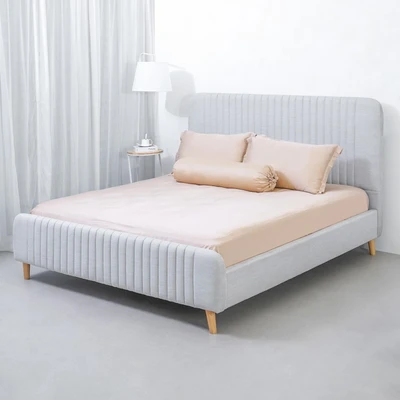 Jual Fiore 160 X 200 Cm Seprai Queen Fitted Tencel Cokelat Terbaru ...