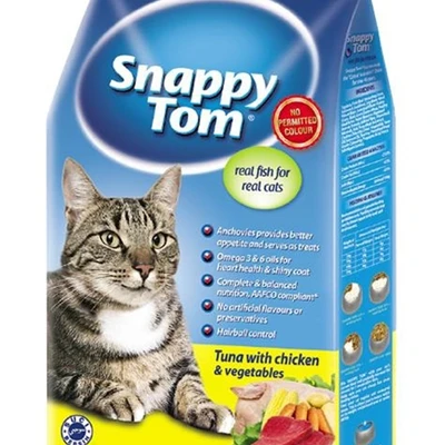 Jual Snappy Tom 1 5 Kg Makanan Kucing Kering Tuna Chicken Vegetable ...