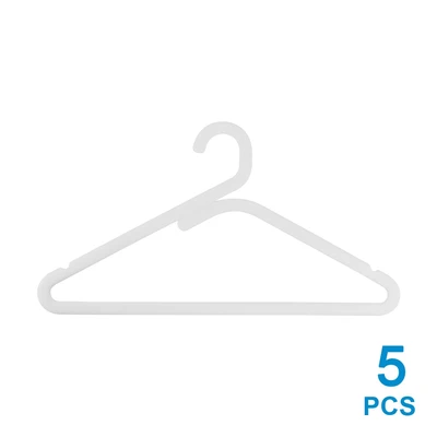 Jual Informa 42 Cm Set 5 Pcs Simple Hanger Plastik Putih Terbaru | Ruparupa