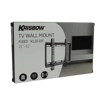 Jual Krisbow Bracket Tv Fixed 23 42 Inci Hitam Original | AZKO