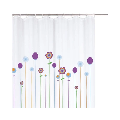 Jual Rayen 180 X 200 Cm Tirai Kamar Mandi Flower Terbaru | Ruparupa