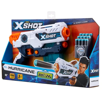Jual Xshot Set Gun Excel Hurricane 10 Pcs Darts 1 Pc Clip Terbaru ...