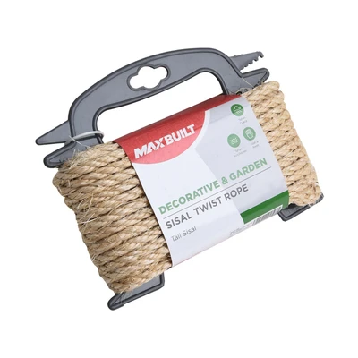 Jual Maxbuilt Tali Sisal Untuk Dekorasi Taman 6 Mm X 15 Mtr Cokelat ...