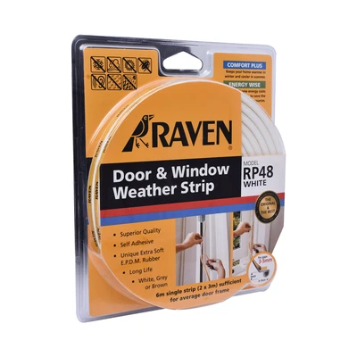 Jual Raven Penutup Celah Pintu Jendela Rubber Epdm Rp 48 Putih Terbaru ...