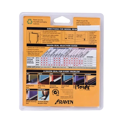 Jual Raven Penutup Celah Pintu Jendela Rubber Epdm Rp 48 Putih Terbaru ...