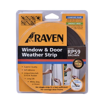 Jual Raven Penutup Celah Pintu Jendela Rubber Epdm Rp 48 Cokelat ...