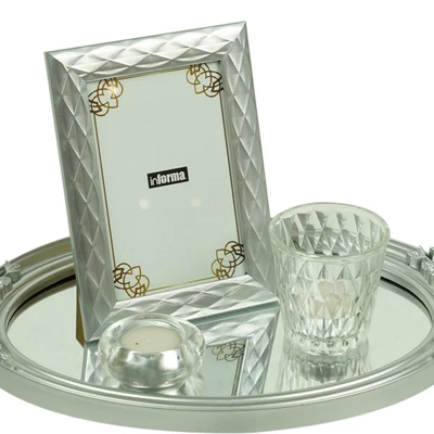 Jual Informa Set Hiasan Meja Sasha 39 5 X 13 5 X 26 5 Cm Silver Terbaru ...