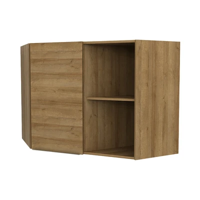 Jual Informa Prescoot Kabinet Dinding Corner Cokelat Oak Terbaik | Informa
