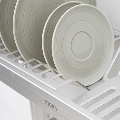 Jual Stora Rak Piring Aluminium Silver Terbaru | Ruparupa