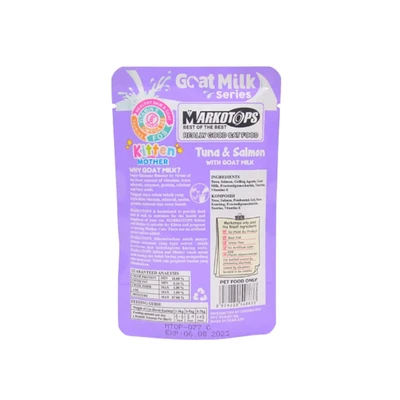 Jual Markotops 85 Gr Makanan Kucing Basah Kitten Tuna Salmon Goat Milk ...