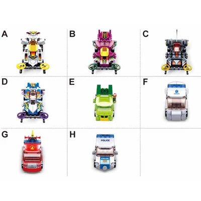 Jual Sluban Power Bricks Pull Back Truck Putih Terbaru | Ruparupa