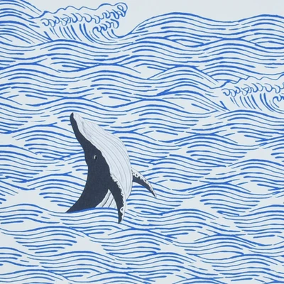 Jual Informa Hiasan Dinding 40 X 50 Cm Kanvas Print Whale Xc 51 Terbaru ...